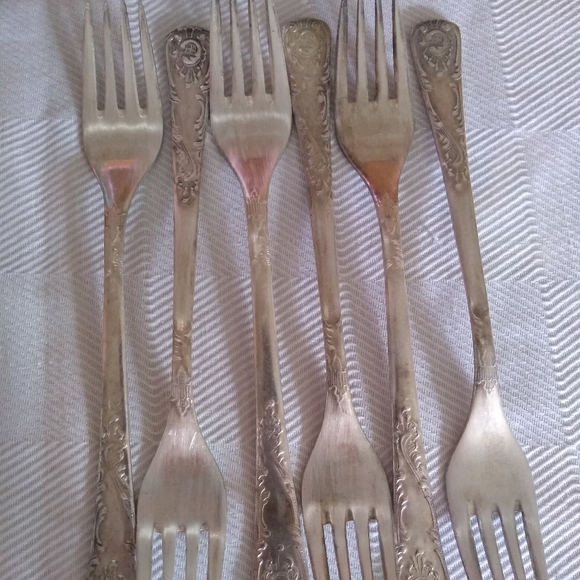 Dining | Antique Silver Plated Silverware 6 Pieces | Poshmark